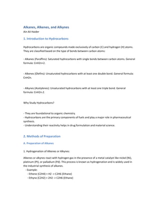 Hydrocarbons Alkane, Alkene and Alkyne.pdf