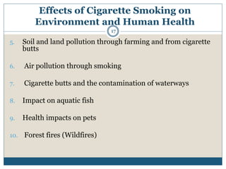 Environmental Pollutants (Hydrocarbons, Cigarettes, Smokes) | PPTX