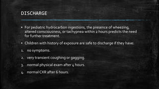 HYDROCARBONS (KEROSENE) POISENING | PPTX