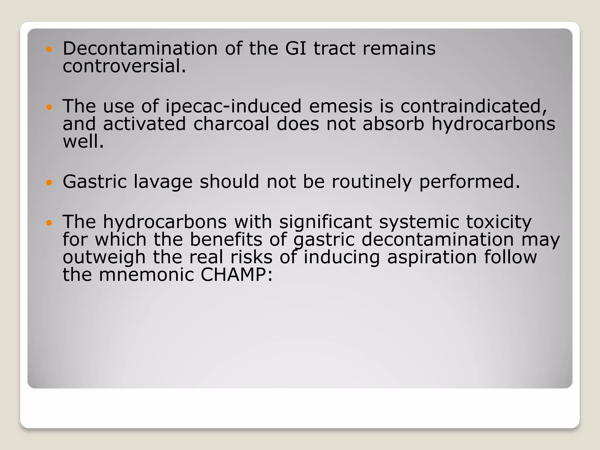 Hydrocarbon Toxicity | PDF