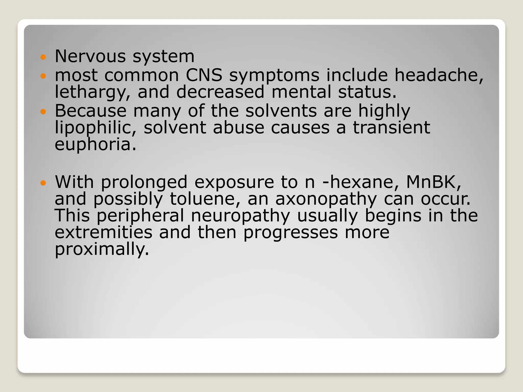 Hydrocarbon Toxicity | PDF