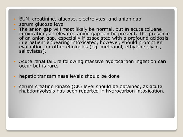 Hydrocarbon Toxicity | PDF