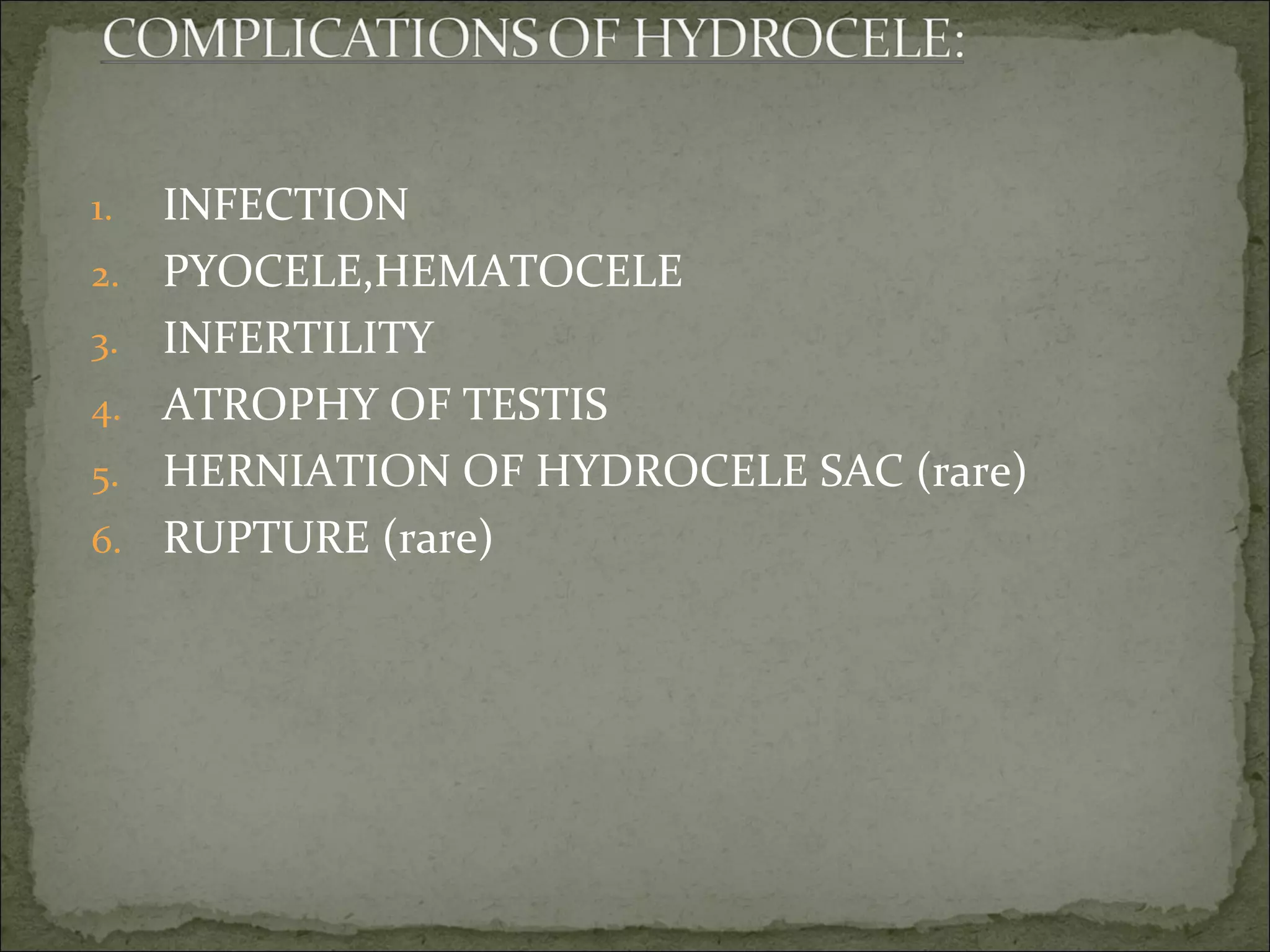 Hydrocele | PPT