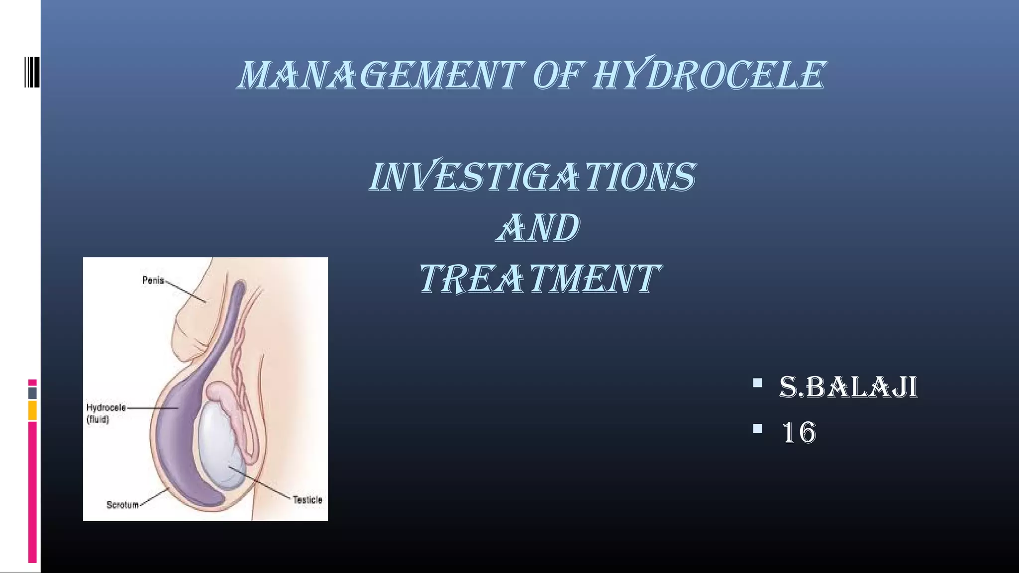 Hydrocele management | PPT
