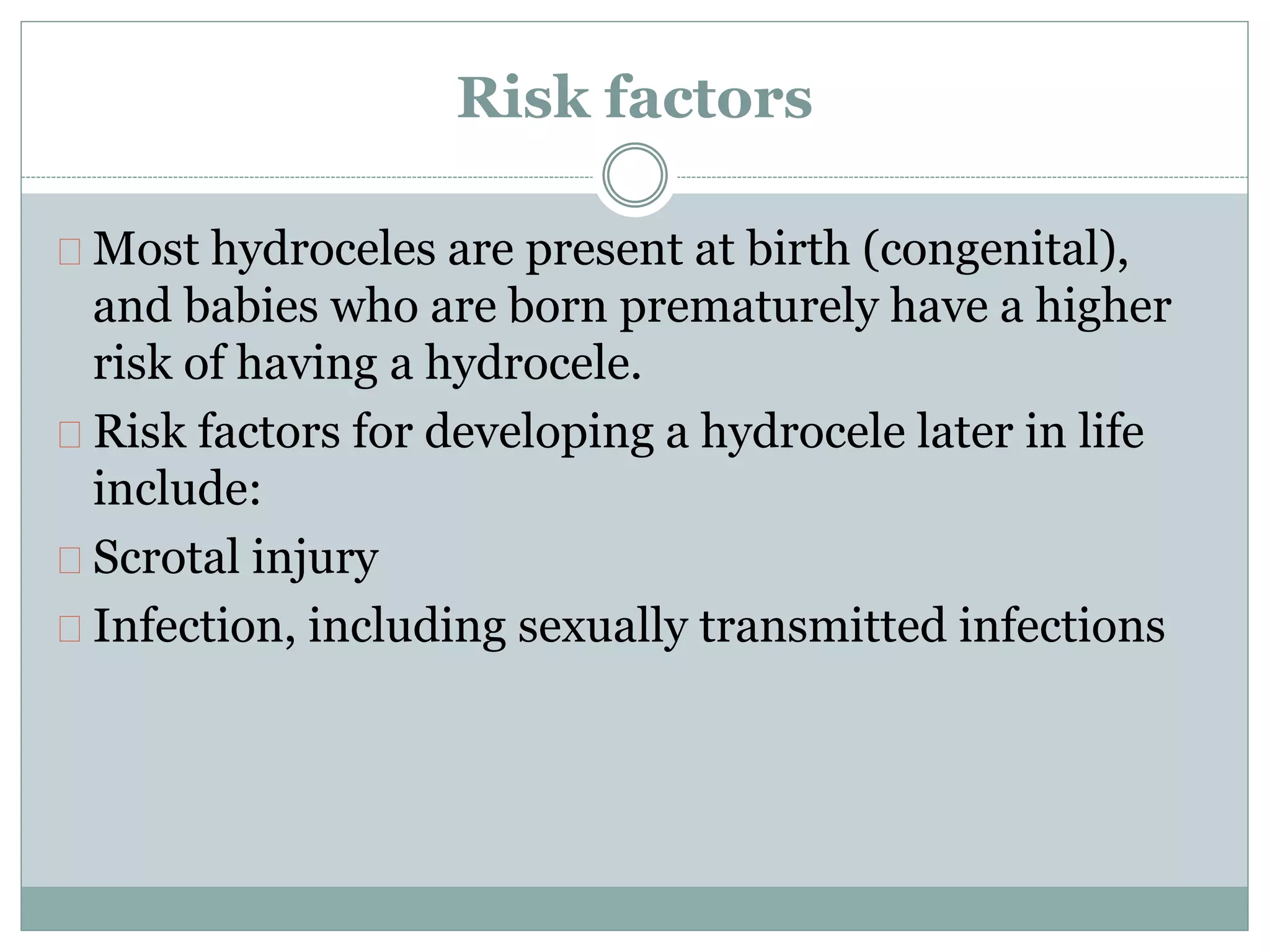 Hydrocele | PPTX