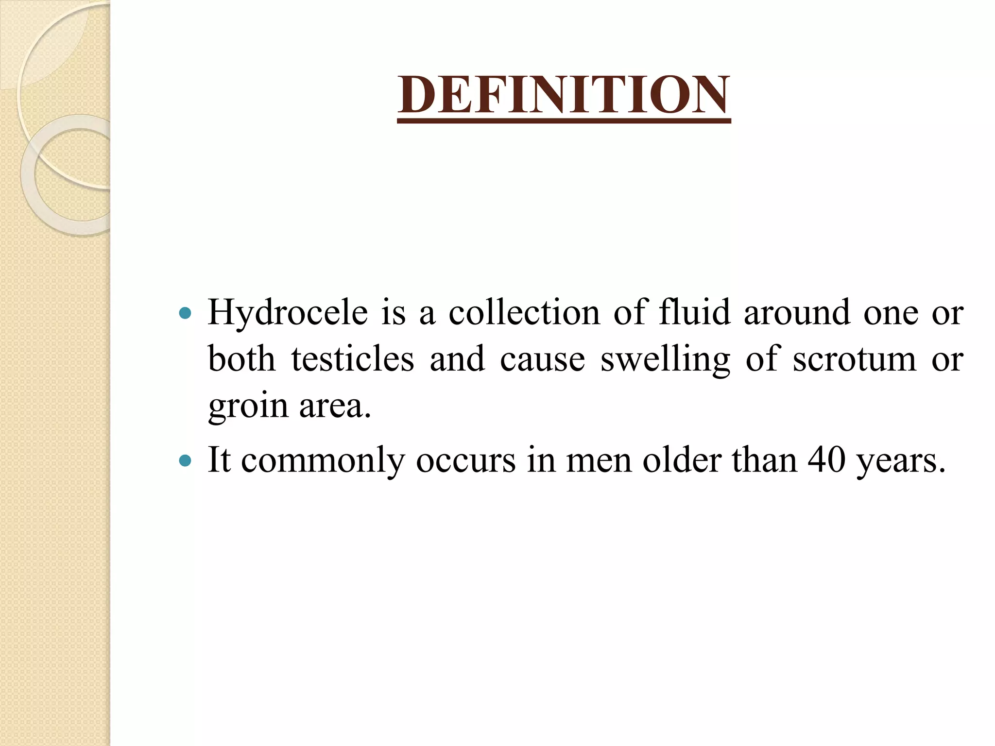 Hydrocele | PPTX