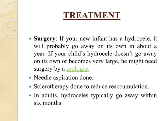 Hydrocele | PPTX | Sexual Conditions | Sexual Health