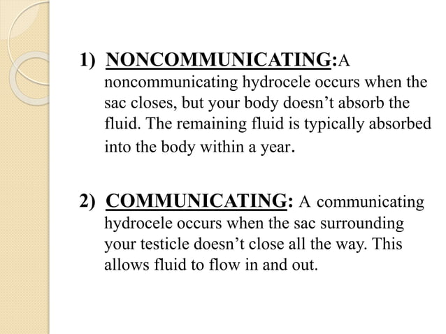 Hydrocele | PPTX | Sexual Conditions | Sexual Health