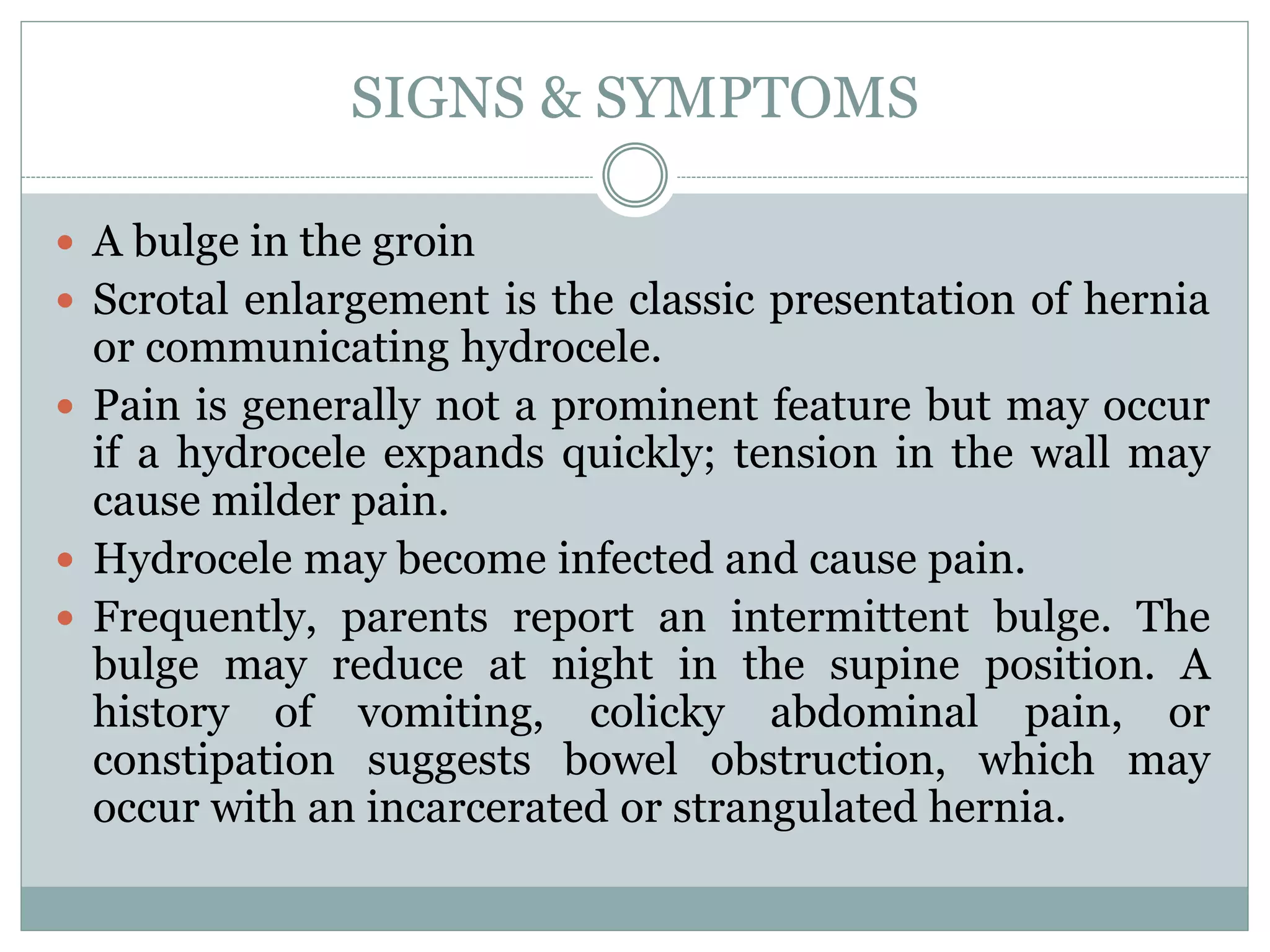 Hydrocele | PPTX