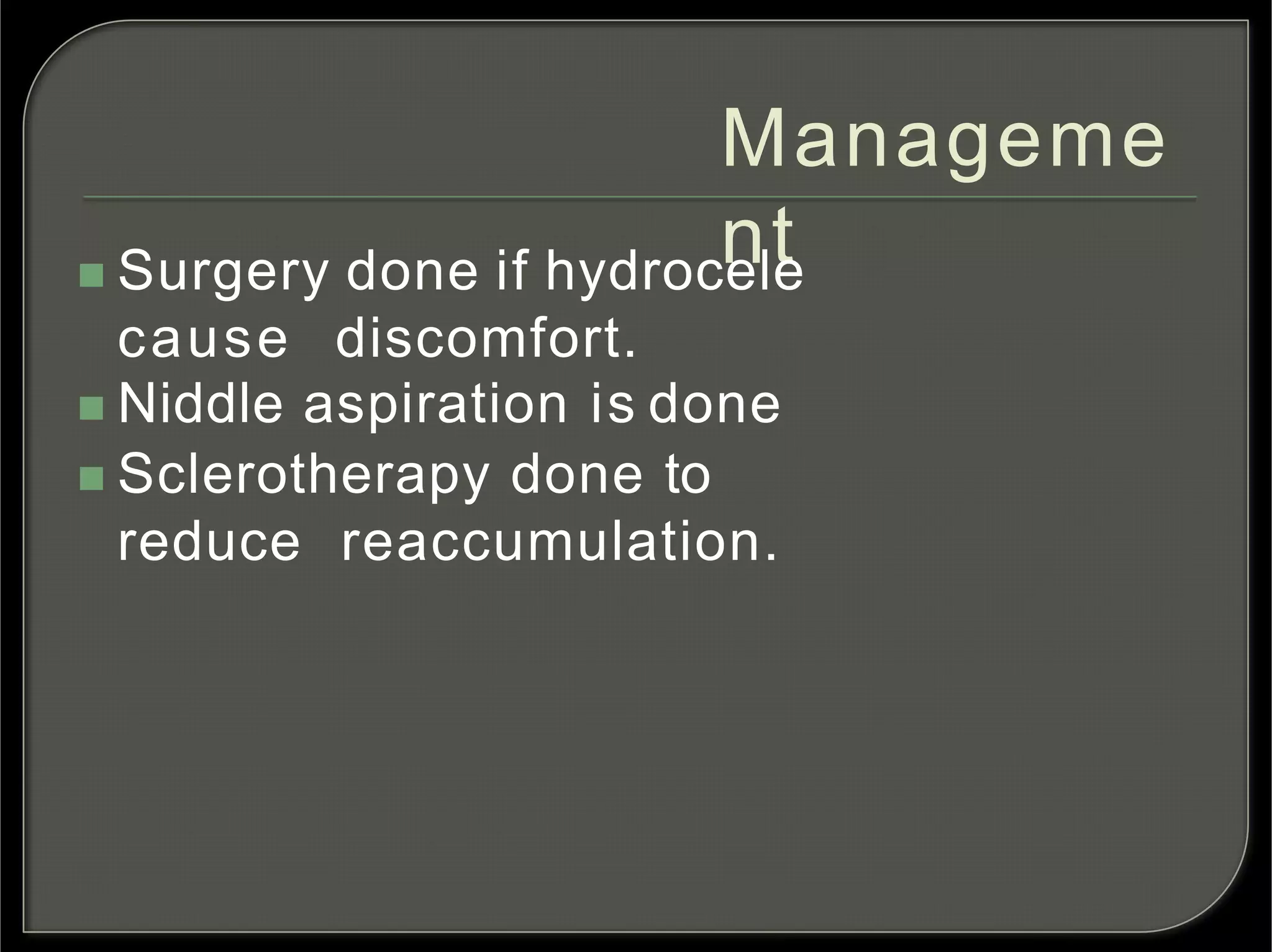 Hydrocele For Nursing Student Under Medical Surgical Nursing For G.N.M ...