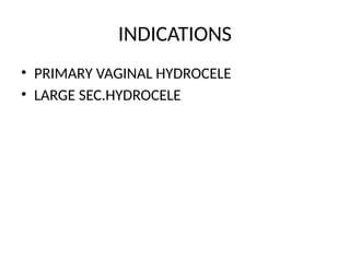 HYDROCELE.pptx for surgery practical nnn | PPTX