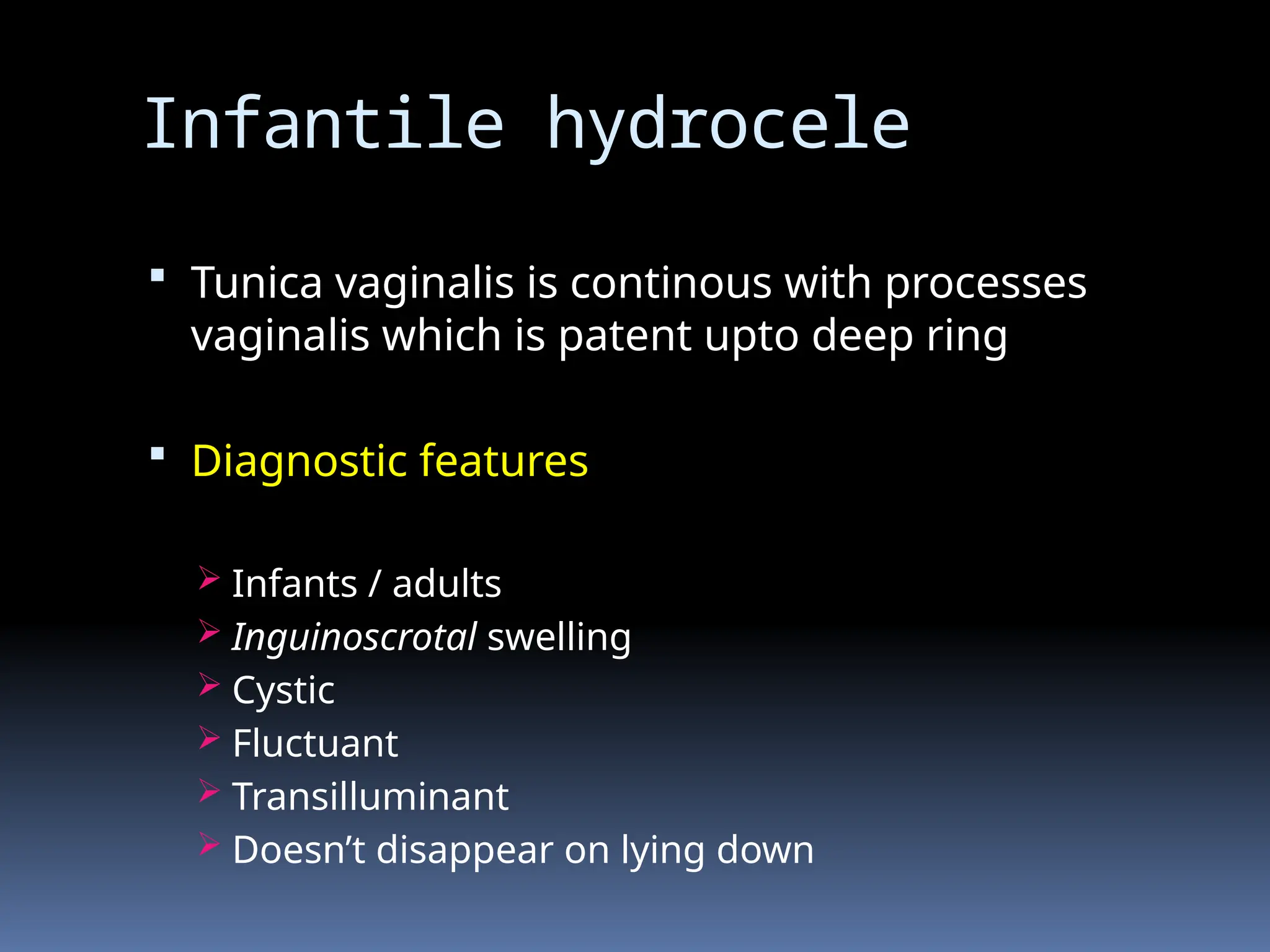 HYDROCELE , complications and its management | PPTX