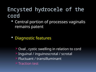 HYDROCELE , complications and its management | PPTX