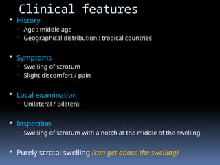 HYDROCELE , complications and its management | PPTX