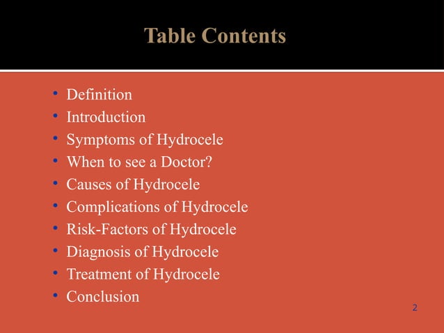 hydrocele mbbs topic new ppt uploded by dev | PPT