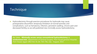 Hydrocelectomy | PPTX