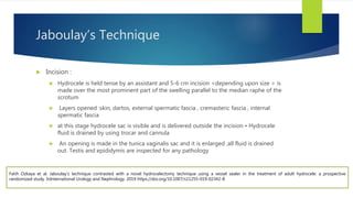 Hydrocelectomy | PPTX