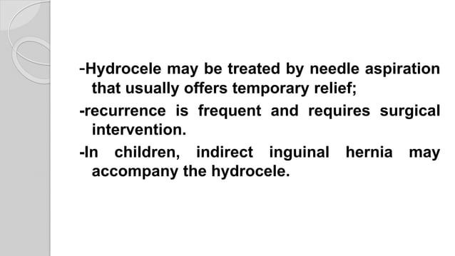 Hydrocelectomy | PPTX | First Aid | Injuries