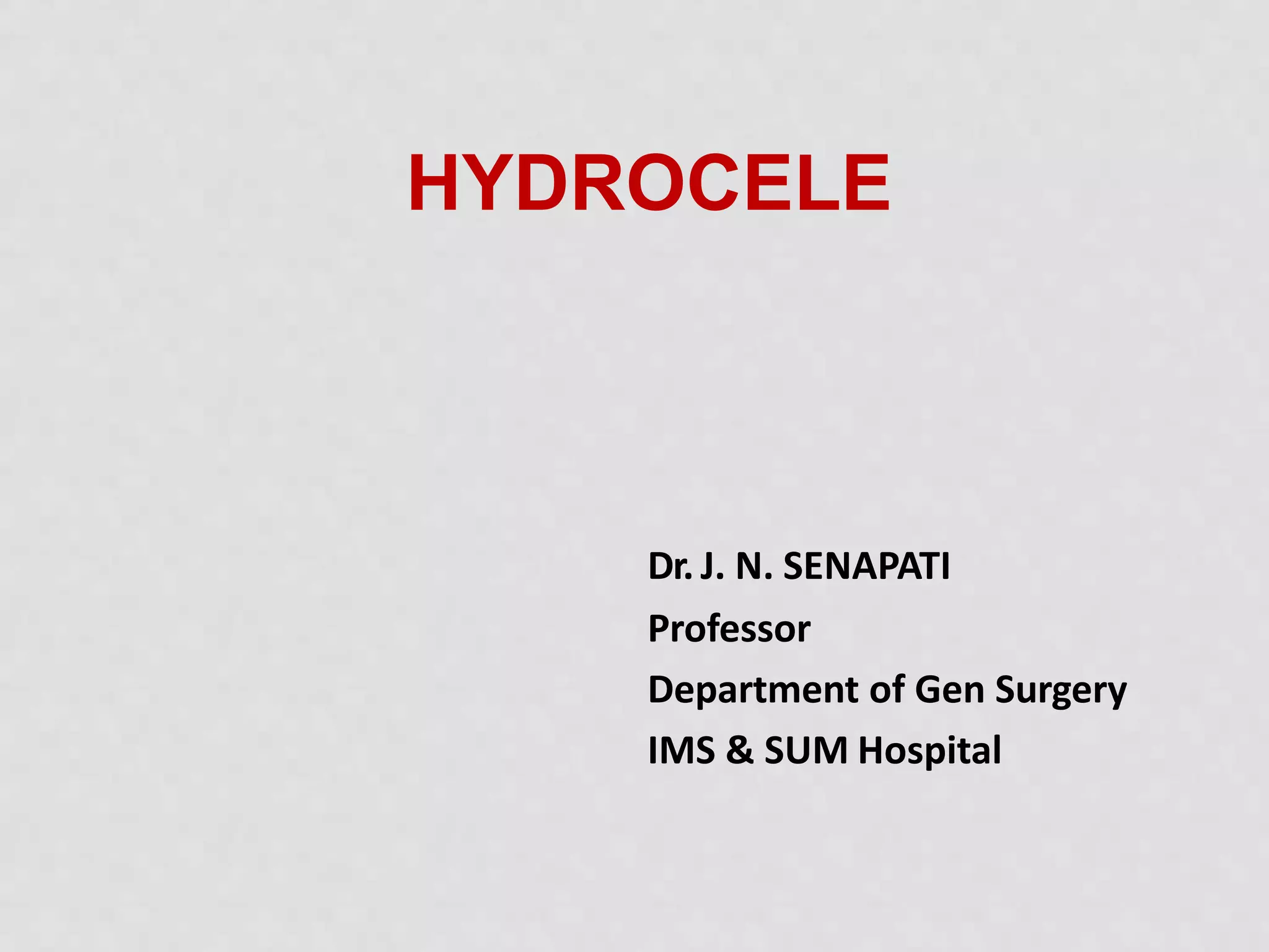 Hydrocele PPT.pptx