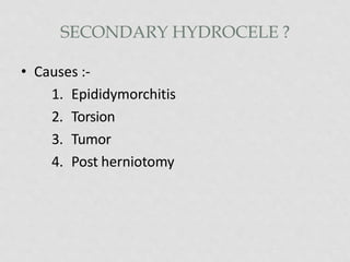 Hydrocele PPT.pptx