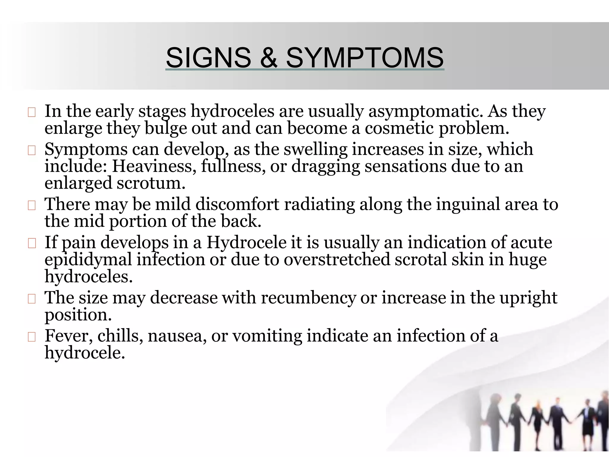 Hydrocele- All types & treatment options | PPTX