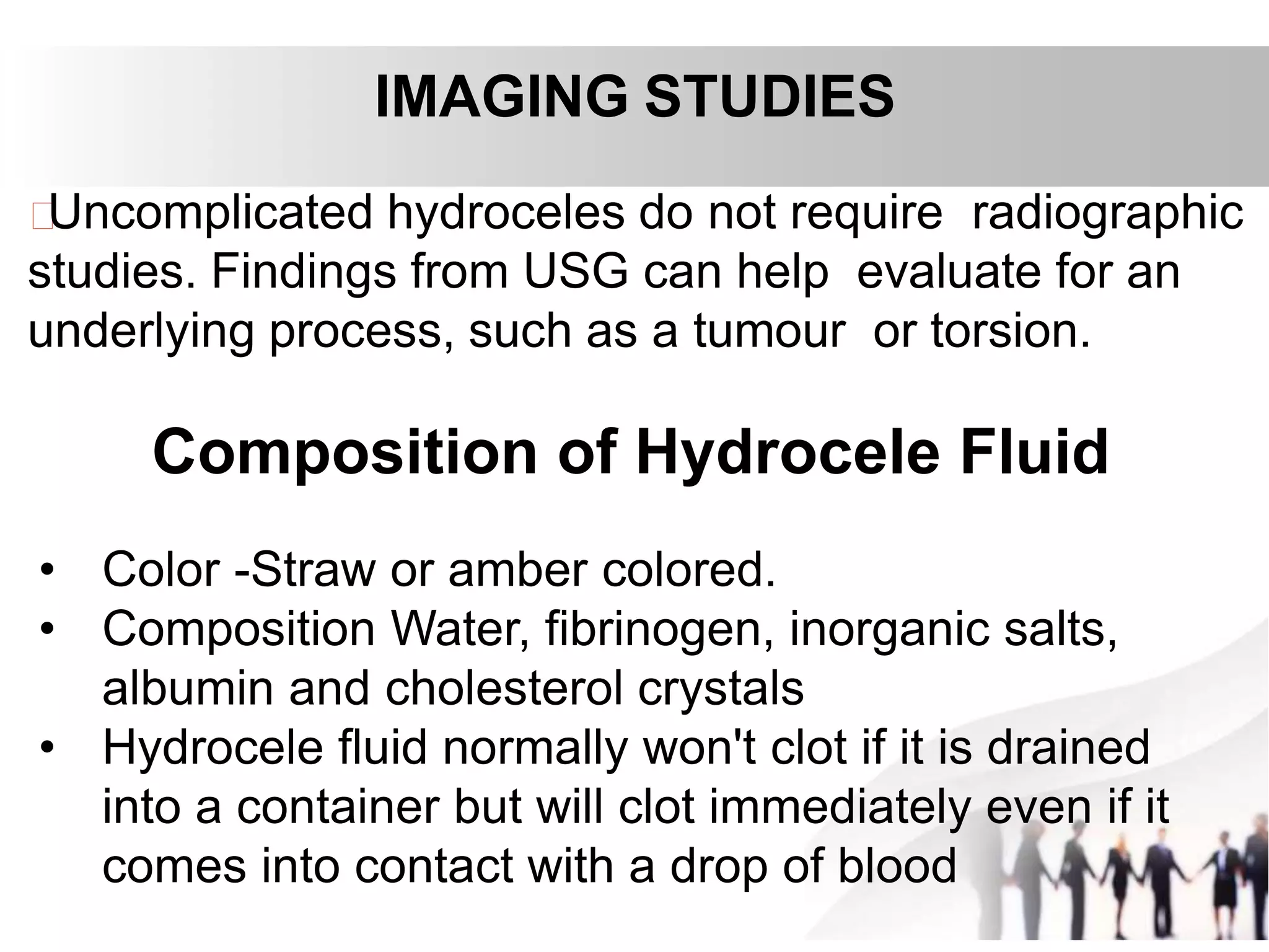 Hydrocele- All types & treatment options | PPTX