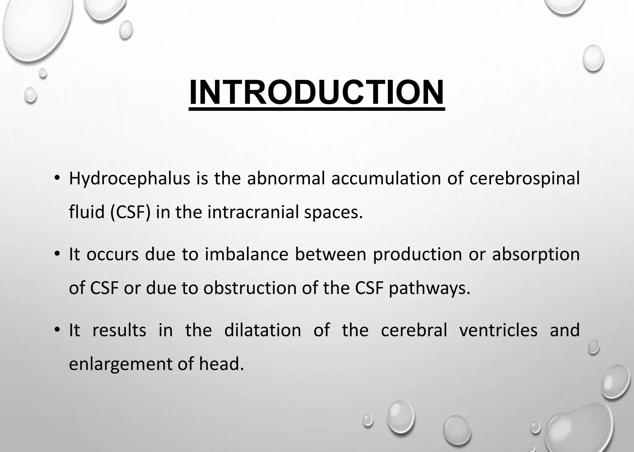 Hydrocephalous with nursing management | PPTX
