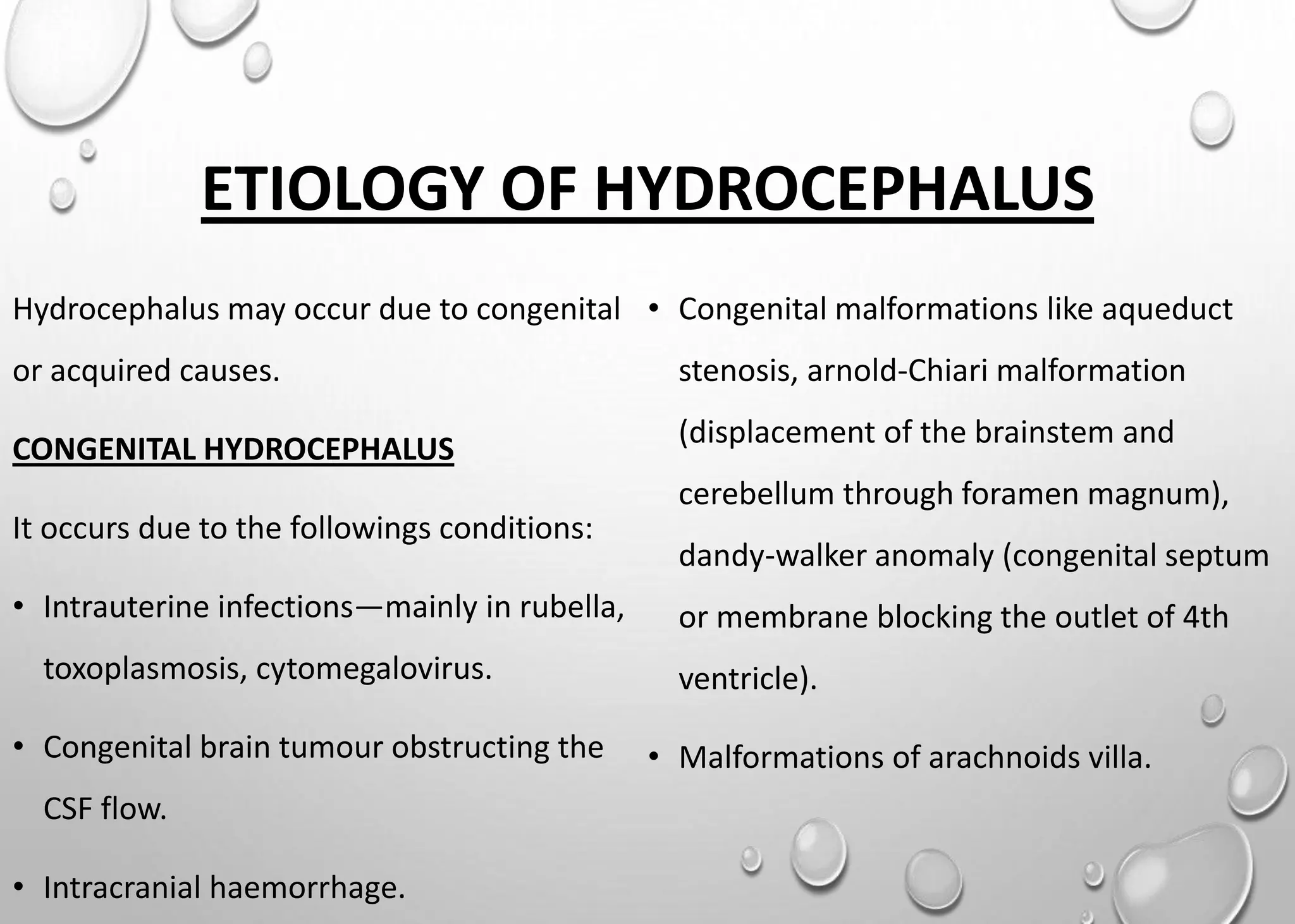 Hydrocephalous with nursing management | PPTX