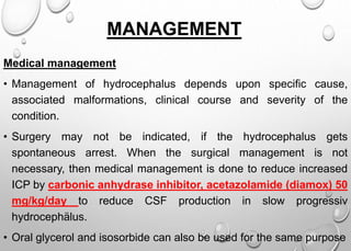 Hydrocephalous with nursing management | PPTX