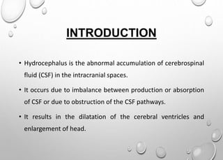 Hydrocephalous with nursing management | PPTX