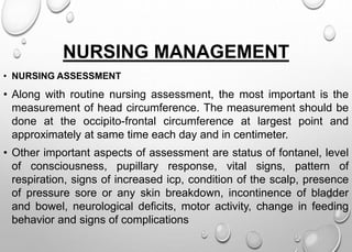 Hydrocephalous with nursing management | PPTX