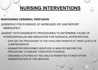 Hydrocephalous with nursing management | PPTX