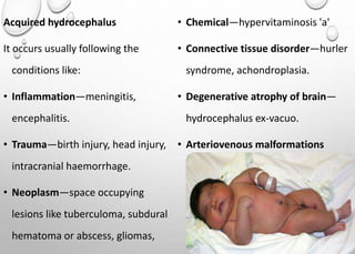 Hydrocephalous with nursing management | PPTX