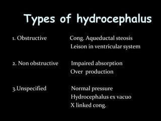 Hydrocephalus | PPSX