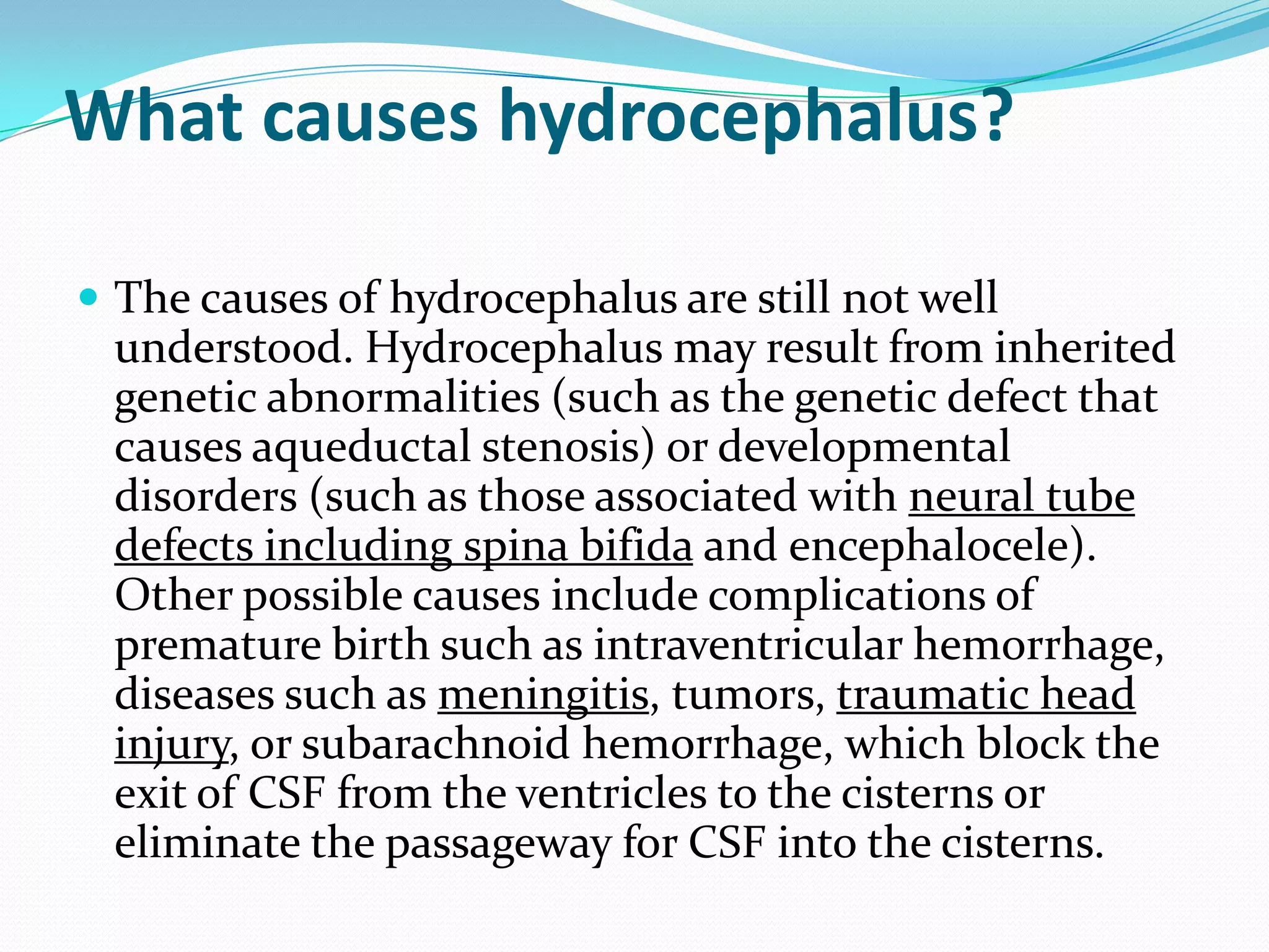 Hydrocephalus | PPTX