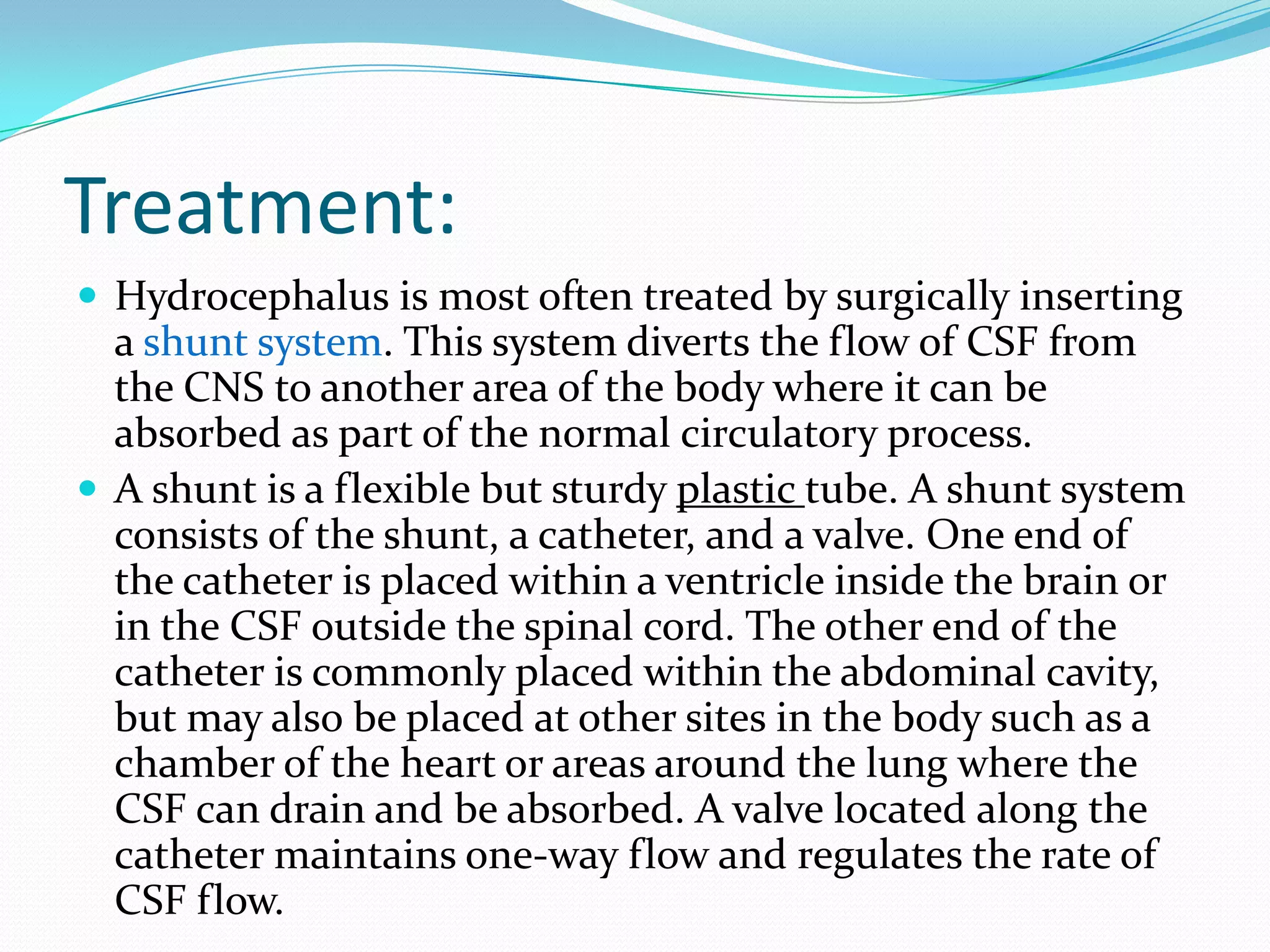 Hydrocephalus | PPTX
