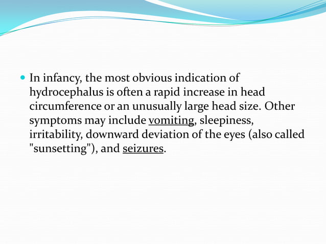 Hydrocephalus | PPTX | Brain and Nervous System Disorders | Diseases ...