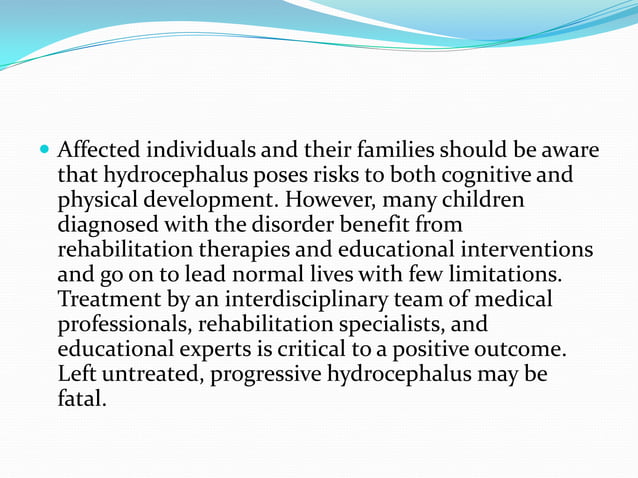 Hydrocephalus | PPTX | Brain and Nervous System Disorders | Diseases ...