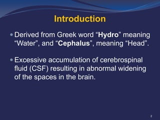 Hydrocephalus | PPTX