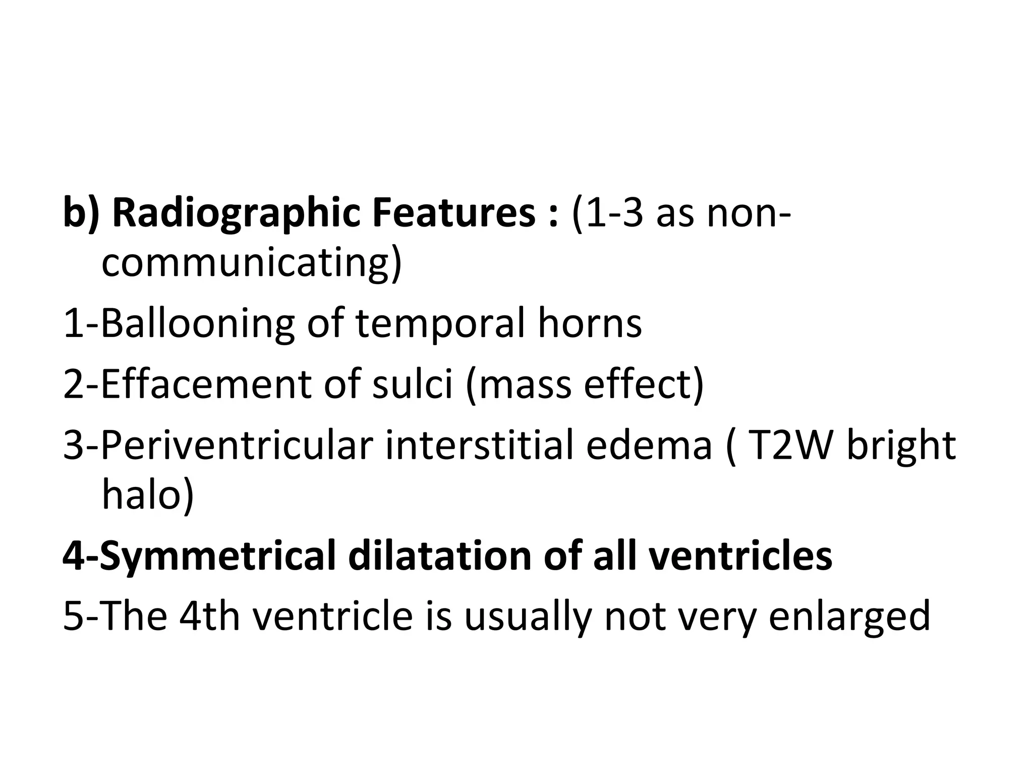 Diagnostic Imaging of Hydrocephalus & Pneumocephalus | PPT