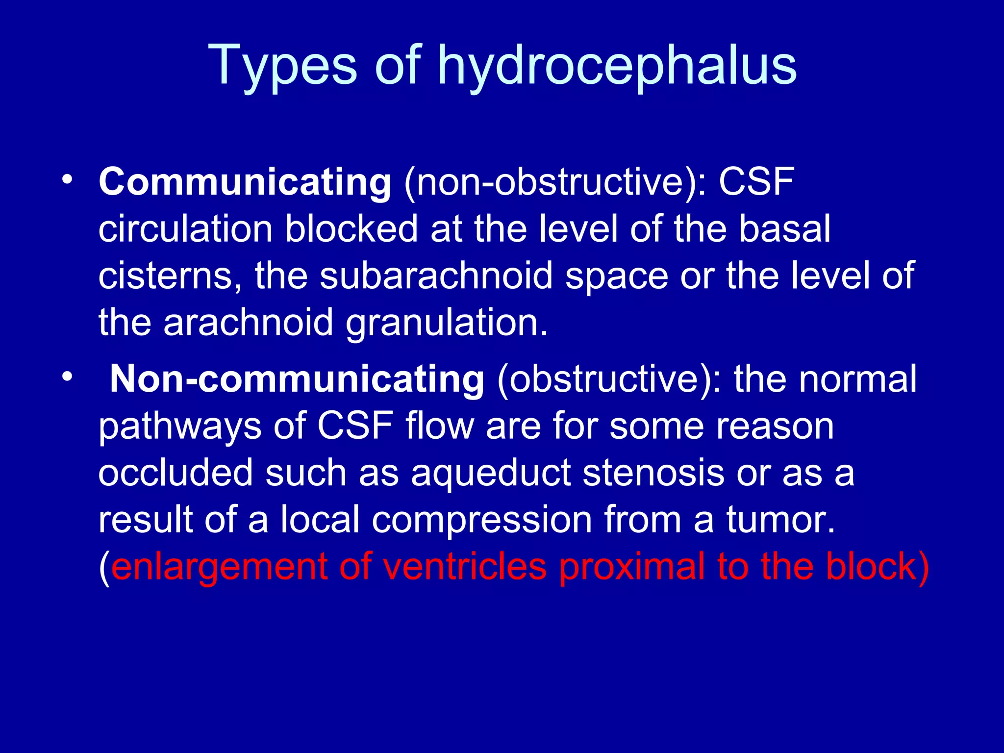 Hydrocephalus | PPT