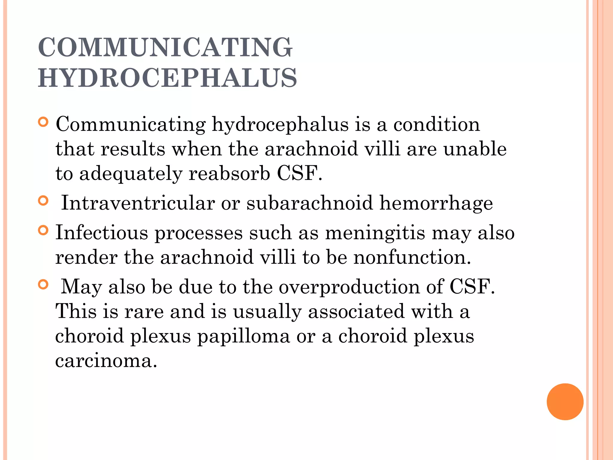 Hydrocephalus | PPT