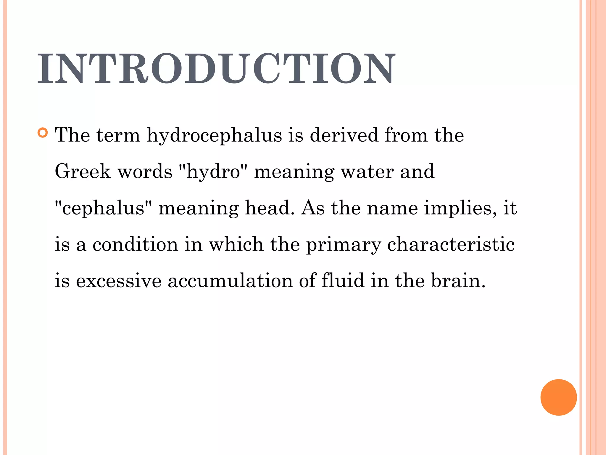 Hydrocephalus | PPT