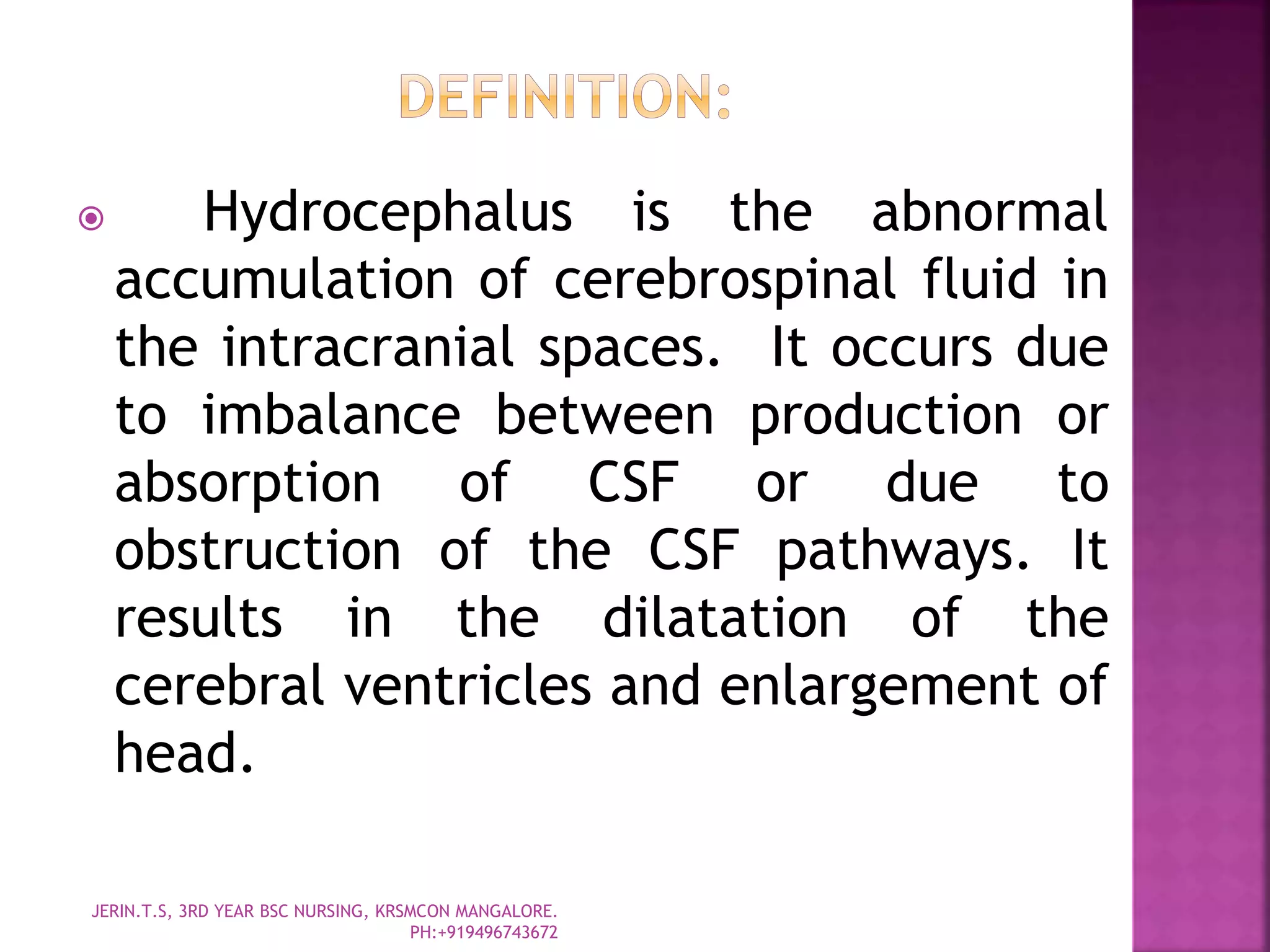 Hydrocephalus | PPTX