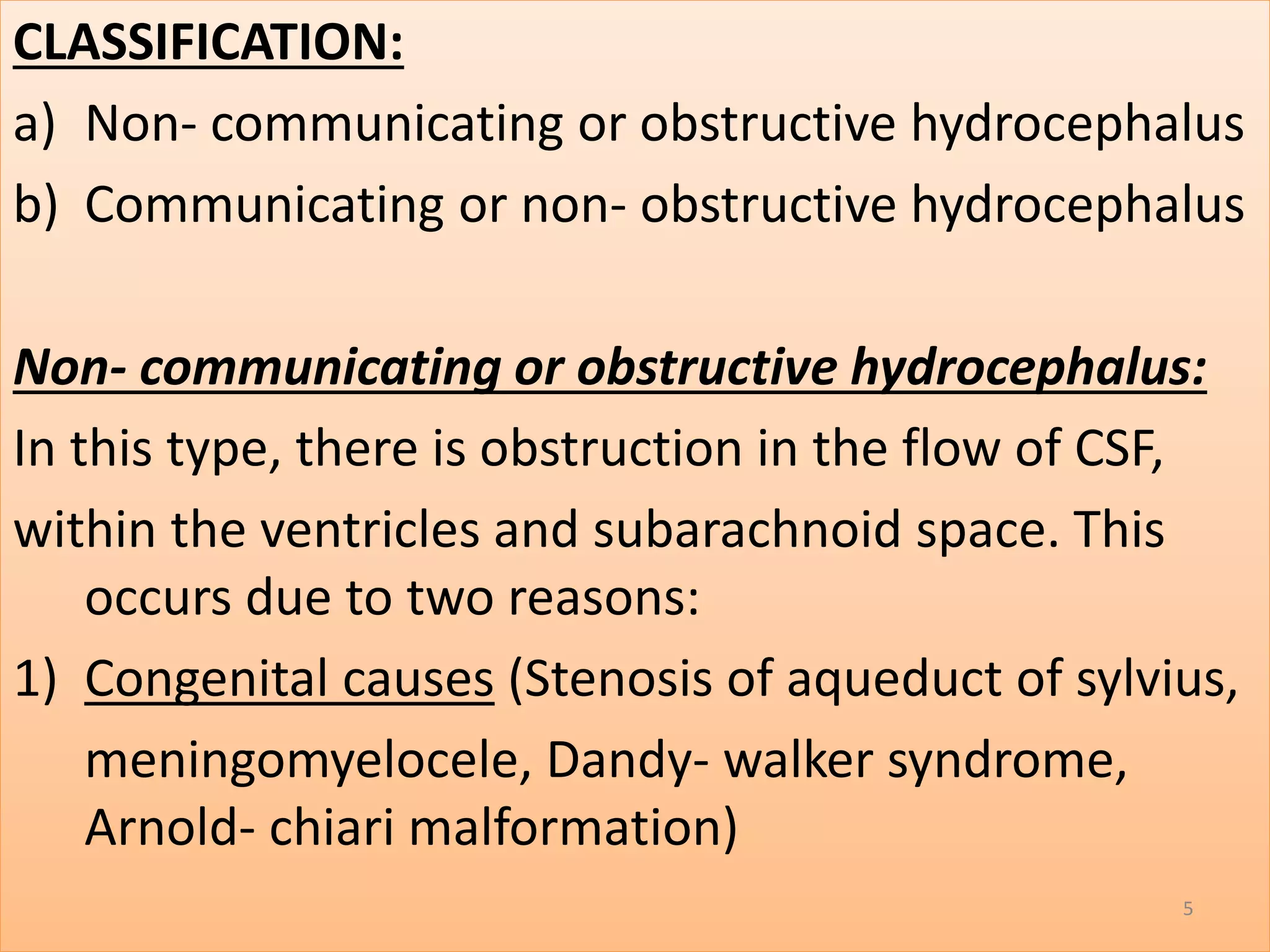 Hydrocephalus disease | PPTX