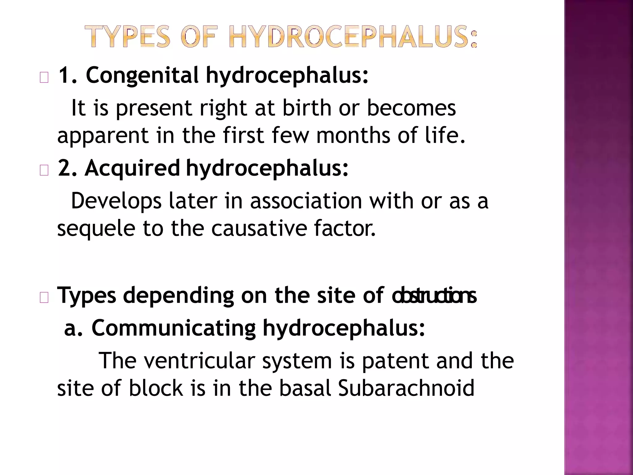 Hydrocephalus | PPTX