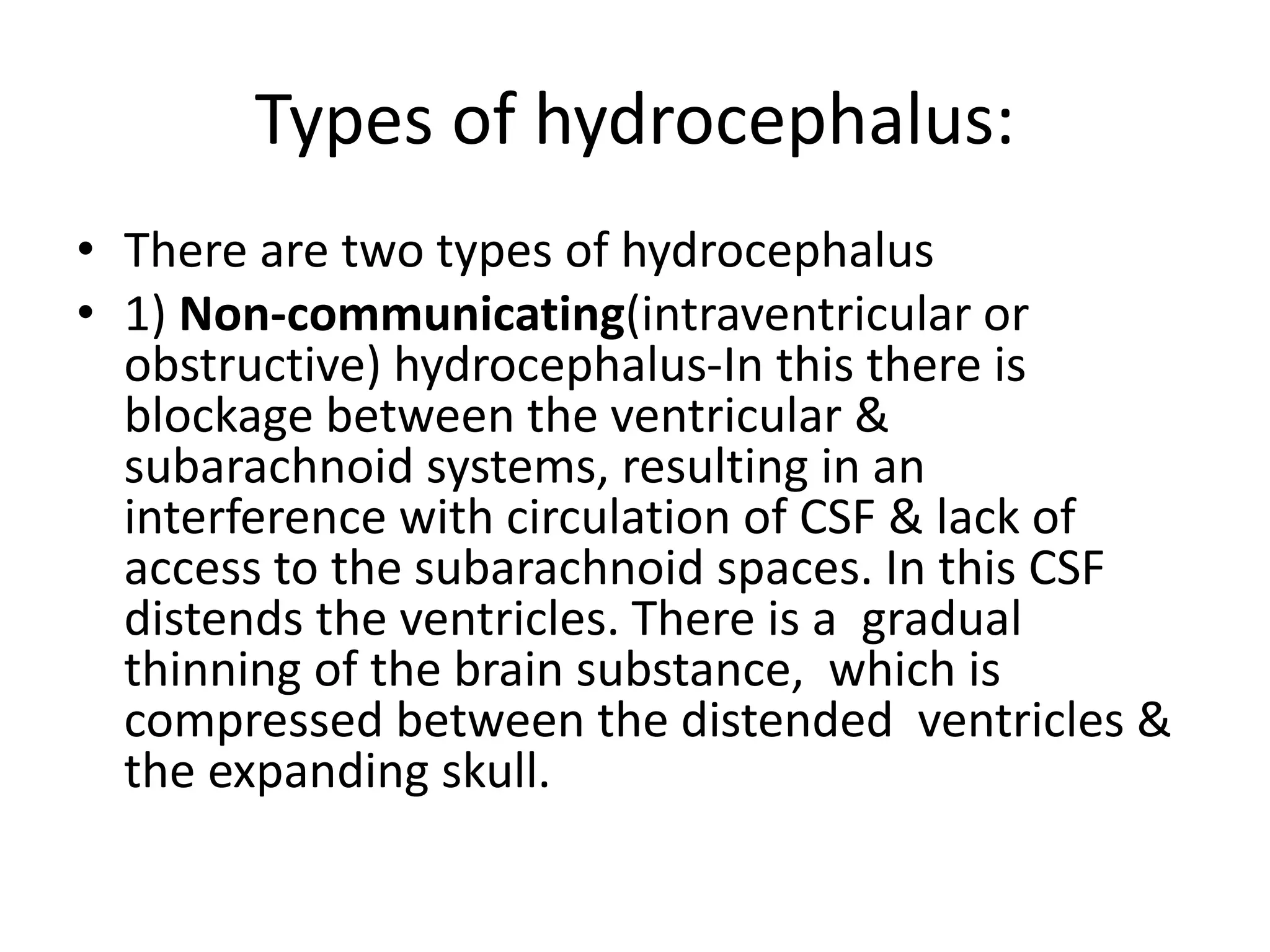 Hydrocephalus | PPTX