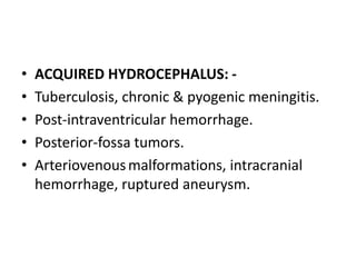 Hydrocephalus | PPTX