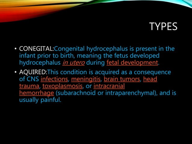 Hydrocephalus | PPTX