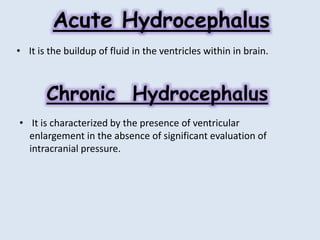Hydrocephalus | PPTX